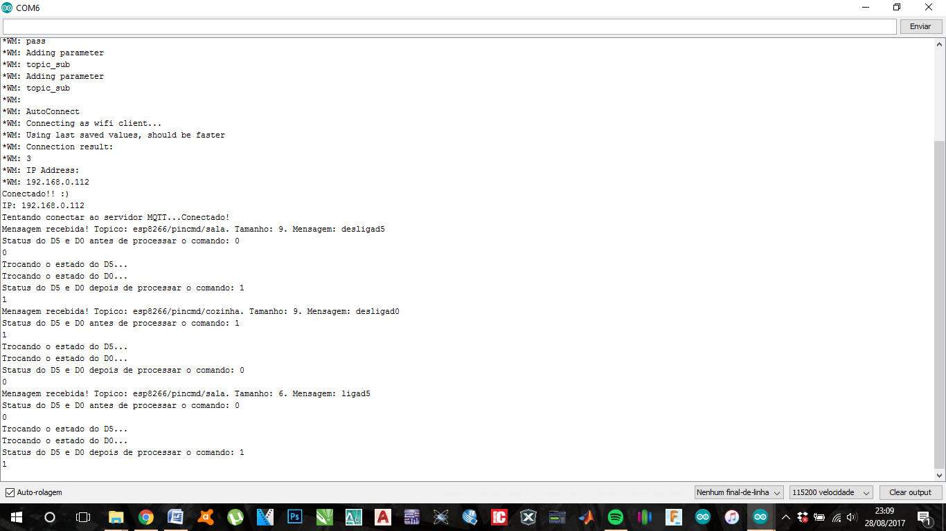 Conectando o NodeMCU usando protocolo MQTT - Microcontroladores - Clube ... Conectando o NodeMCU usando protocolo MQTT - Microcontroladores - Clube ...